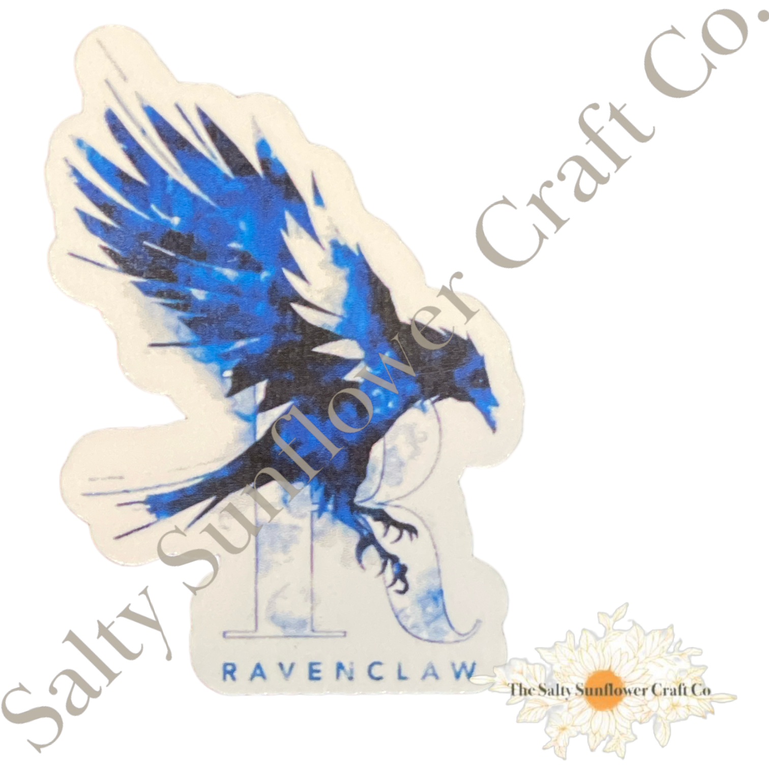 Harry Potter Series: Ravenclaw Watercolor Sticker – Salty Sunflower ...